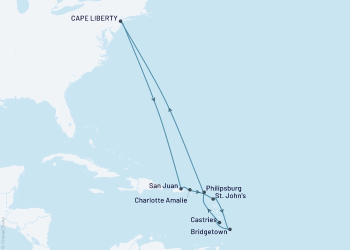 Royal Caribbean Cruise Maps Wonder Of The Seas Trip Log Day 7: 7 Night